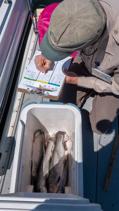 Science Institute News | Creel Survey Keeps Tabs on Quality at Cr